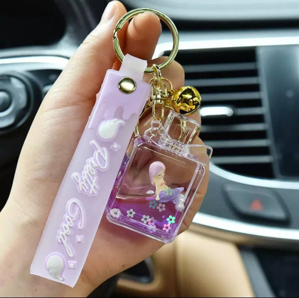 Liquid Floating keychain – Samanle